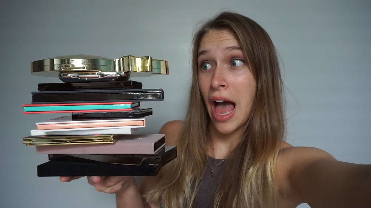 ASMR Eyeshadow Palette Collection (Whisper/Tapping) - YouTube