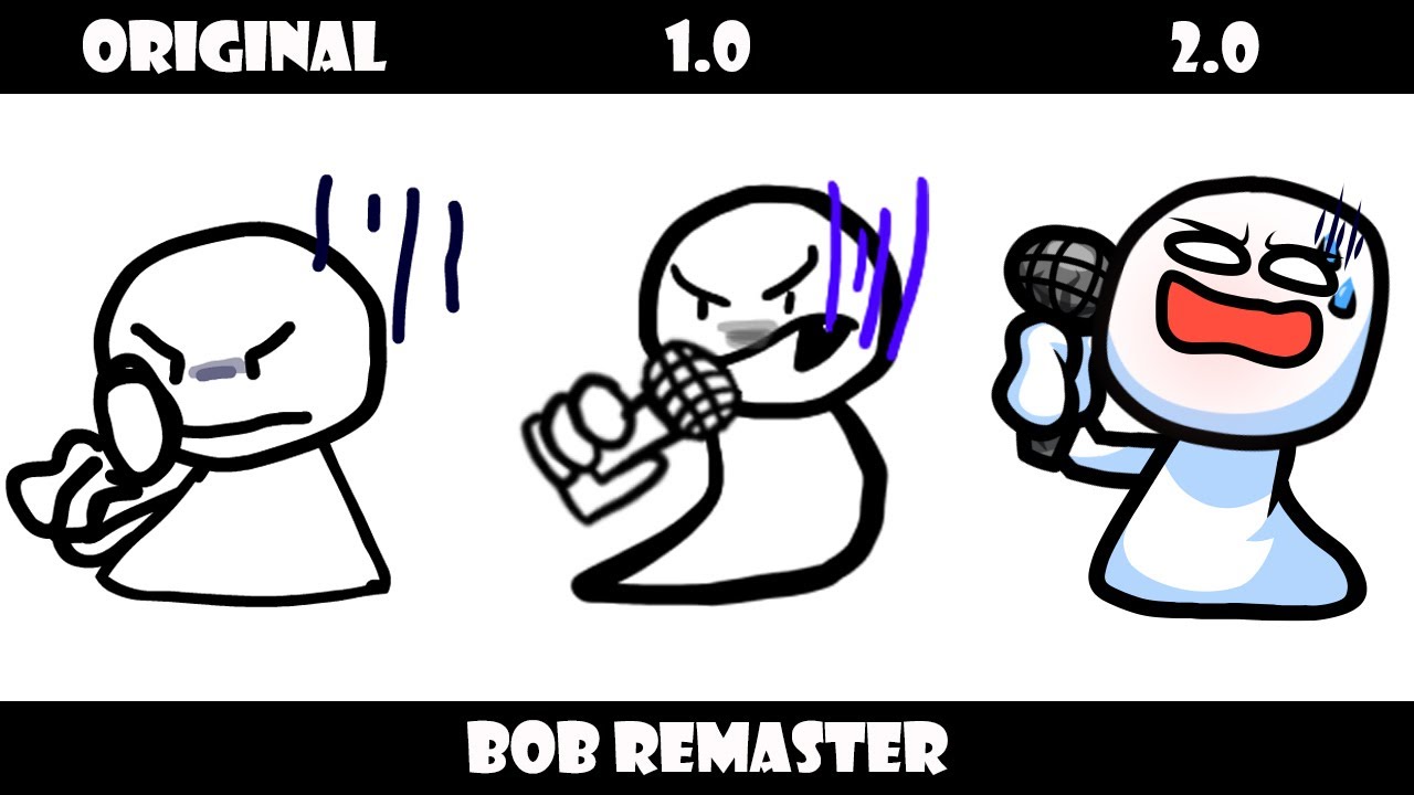 BOB Original x Remaster 1.0 x Remaster 2.0 | FNF - YouTube