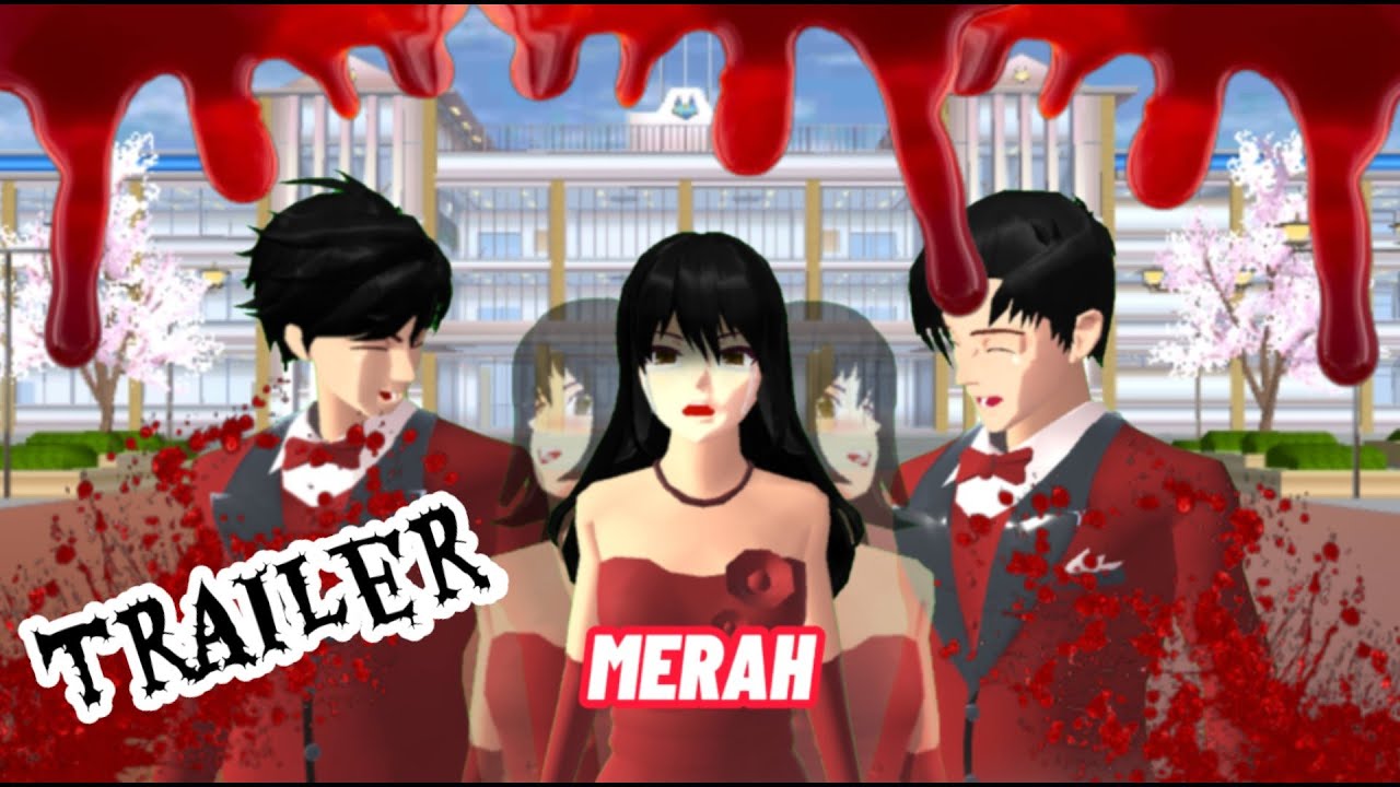 Merah (Trailer) | Sakura School Simulator Horror Movie | Drama Sakura ...