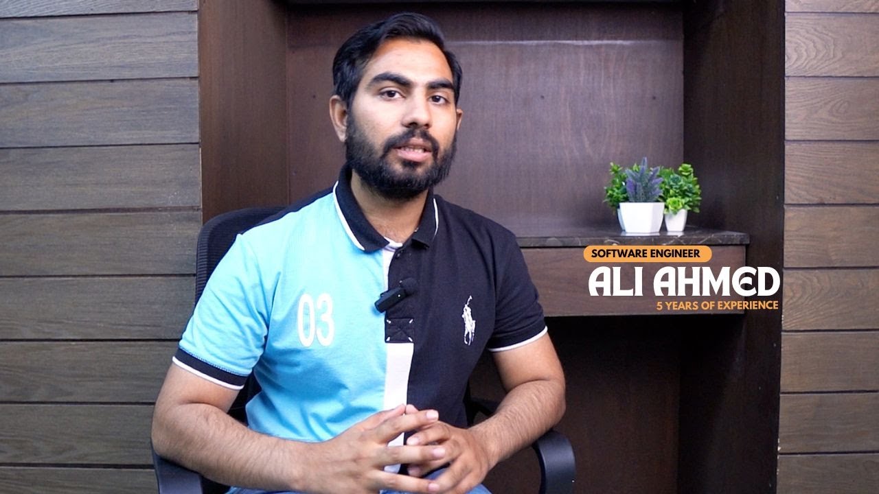 MEET ALI AHMED - SENIOR SOFTWARE ENGINEER - ALLIED CONSULTANTS - YouTube