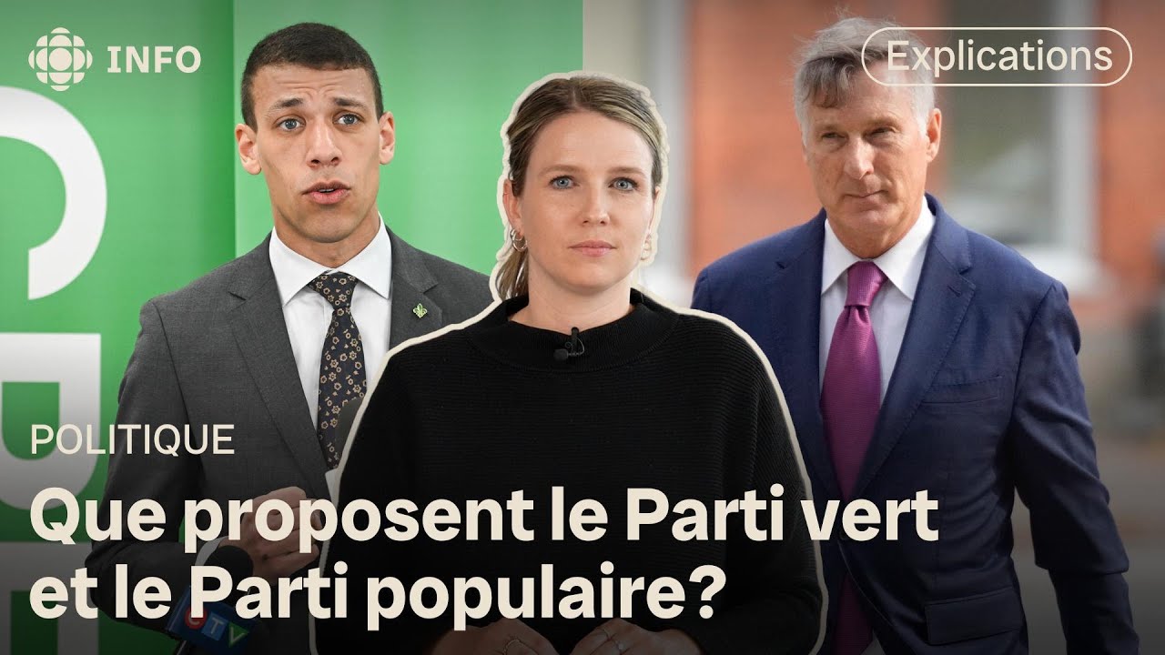 Le Parti vert du Canada et le Parti populaire du Canada en 2 minutes (5 ...