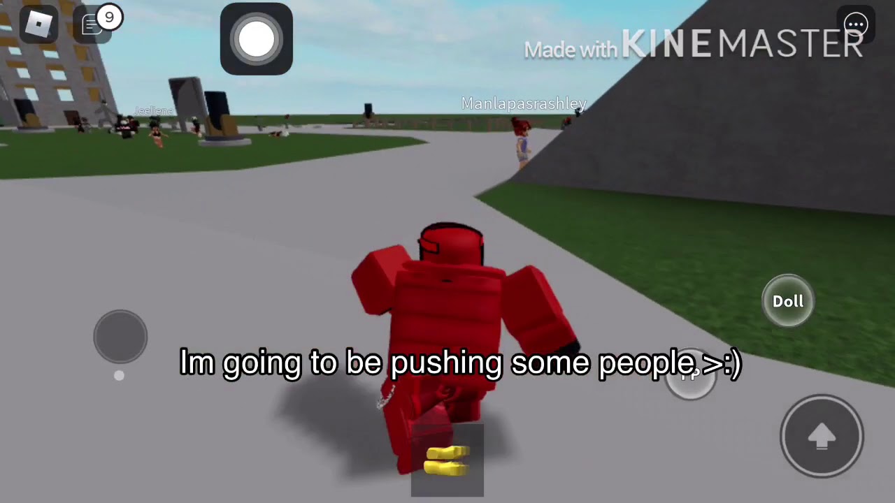 Pushing people in ragdoll engine 😼 - YouTube