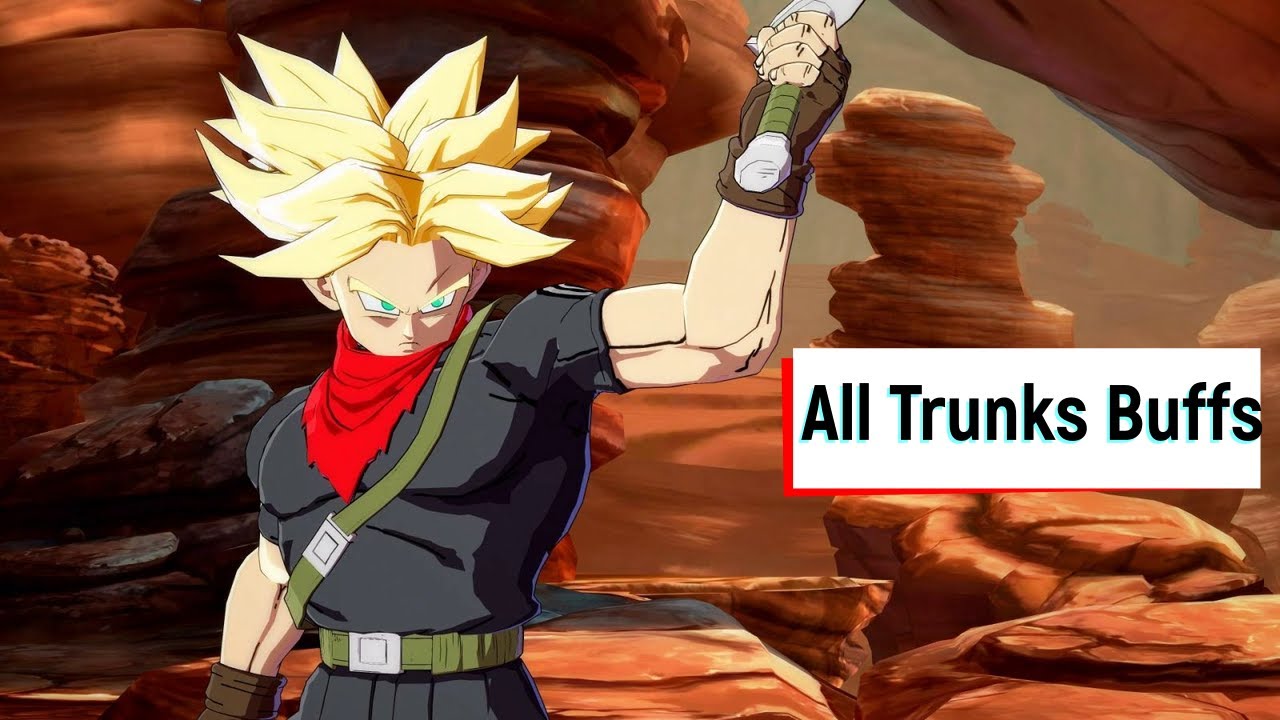 All Of Trunks Changes Patch (v1.31) DBFZ - YouTube
