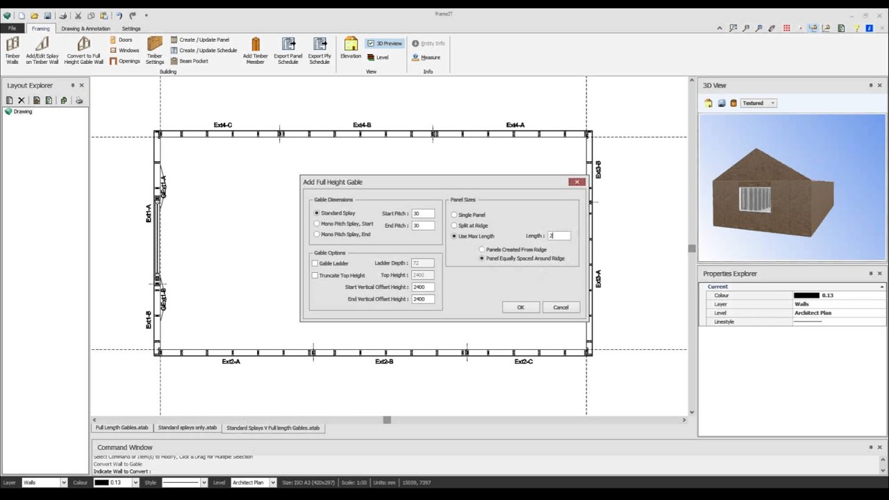 Full Length Gable-Spandrel Panels - YouTube