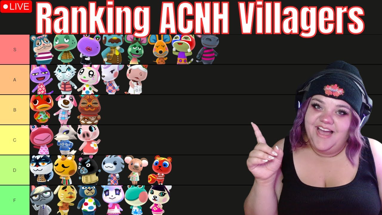 🔴Ranking And Roasting ACNH Villagers | Animal Crossing New Horizons ...