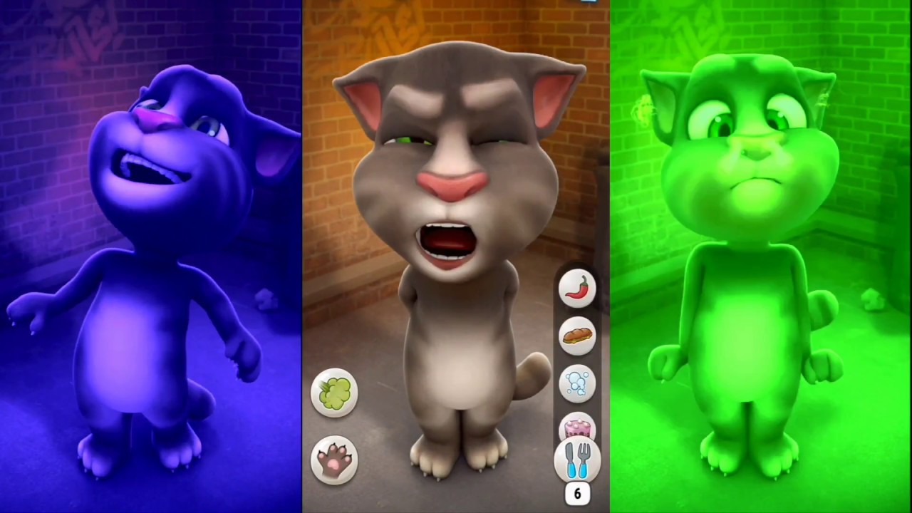 Learn Colors with My Talking Tom Colours for Kids Animation Education ...