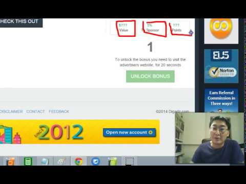 DARBAS INTERNETU "Digadz" (Reklamų bonusai,pinigai,taškai) - YouTube