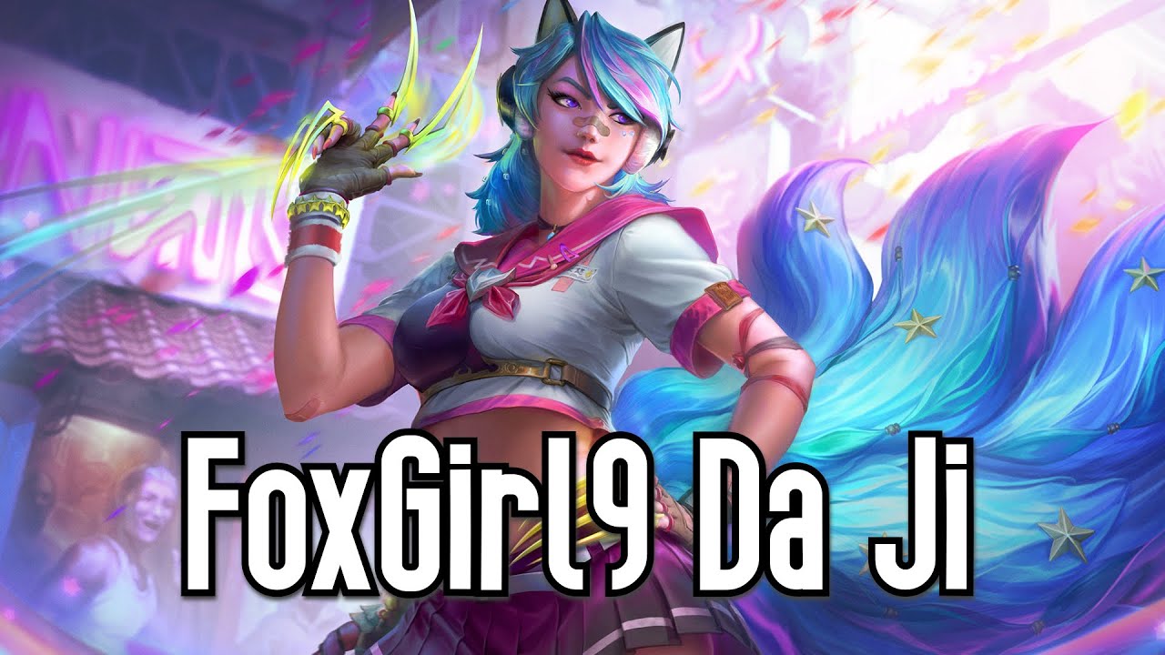 SMITE: Skin Showcase - FoxGirl9 Da Ji - YouTube
