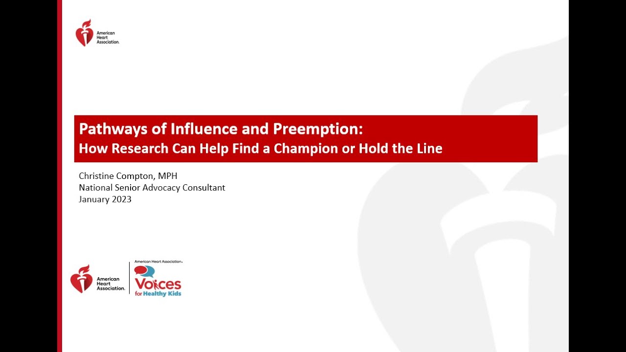 Power Mapping for Public Health Advocacy - YouTube