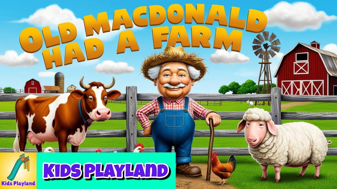 Old MacDonald Had A Farm | Kids Nursery Rhymes | Video For Kids | Kids ...