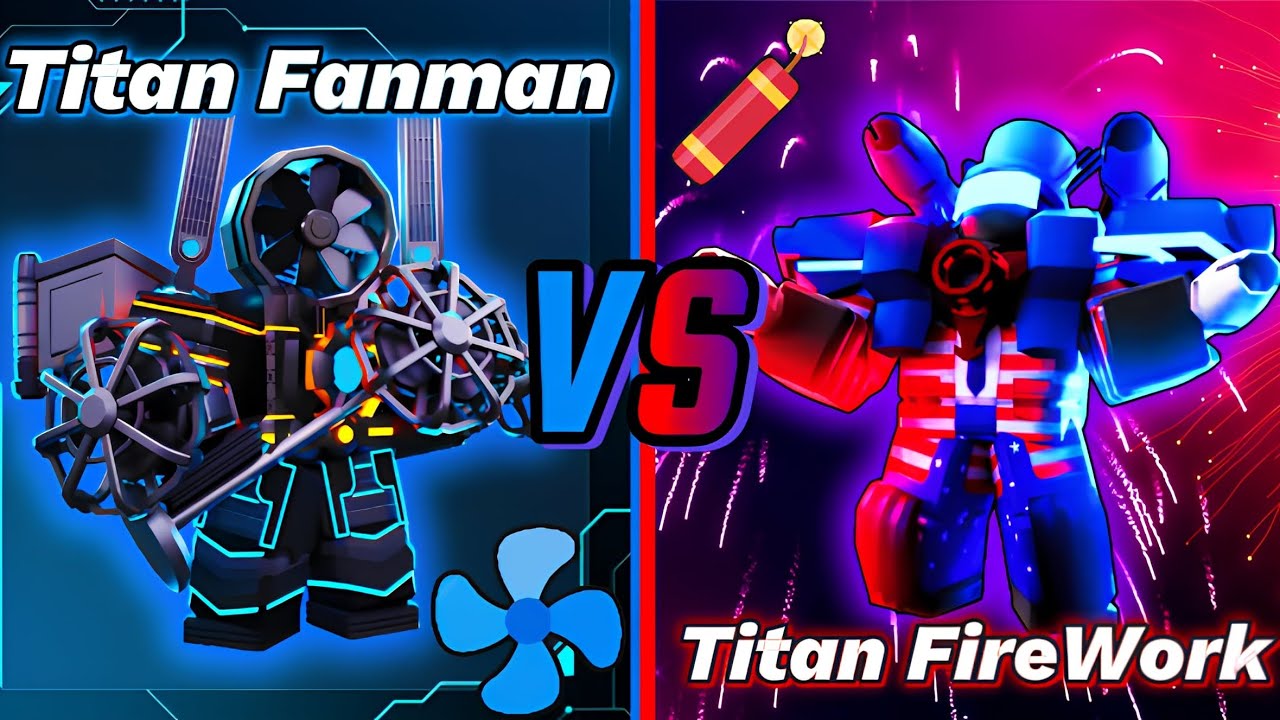TITAN FIRE WORK VS TITAN FANMAN (SOLO ENDLESS MODE) SIÊU ĐẨY LÙI ...