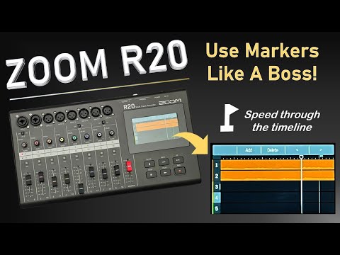 Zoom R20: How to use markers to move through your timeline efficiently ...