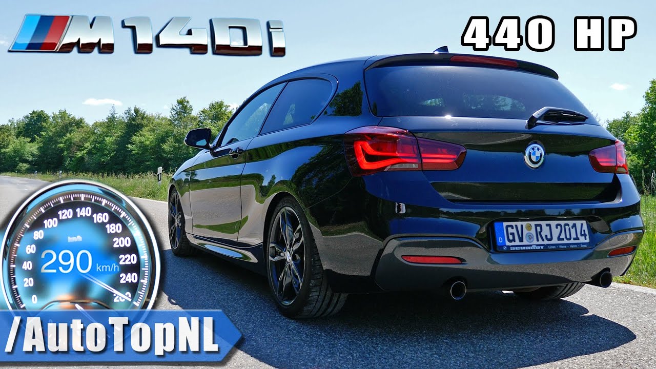 BMW M140i MANUAL 440HP ACCELERATION 290km/h by AutoTopNL - YouTube