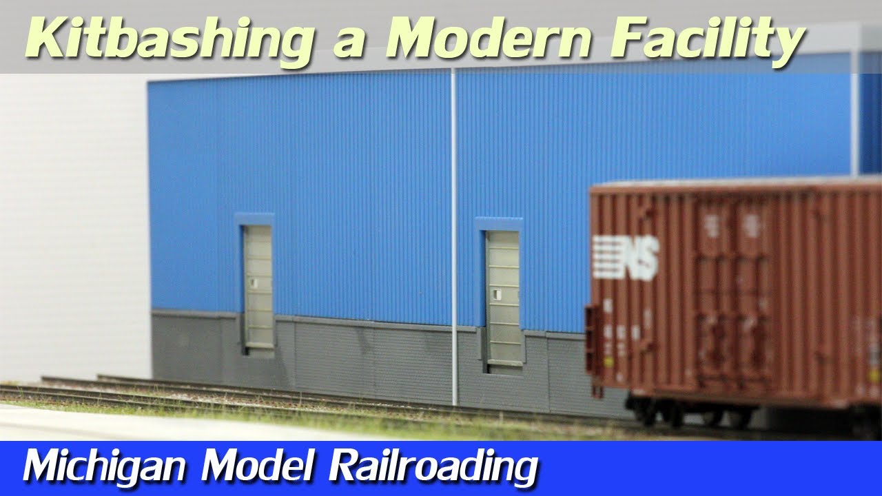 HO Layout Update - Kitbashing a Modern Facility Part 1 - YouTube