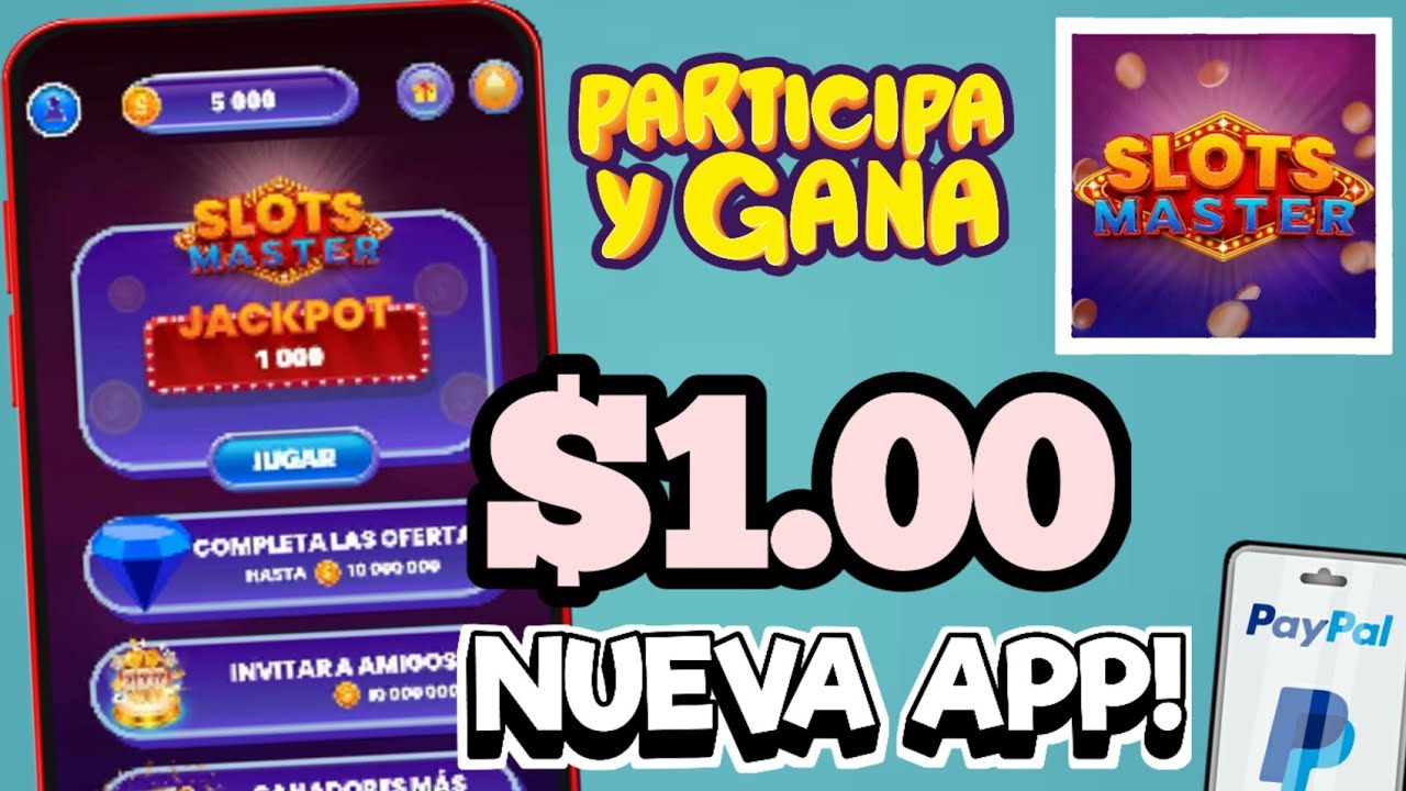 Slots Master 🎡 NUEVA APP!! Para GANAR DINERO a PAYPAL, Airtm y Tarjetas ...