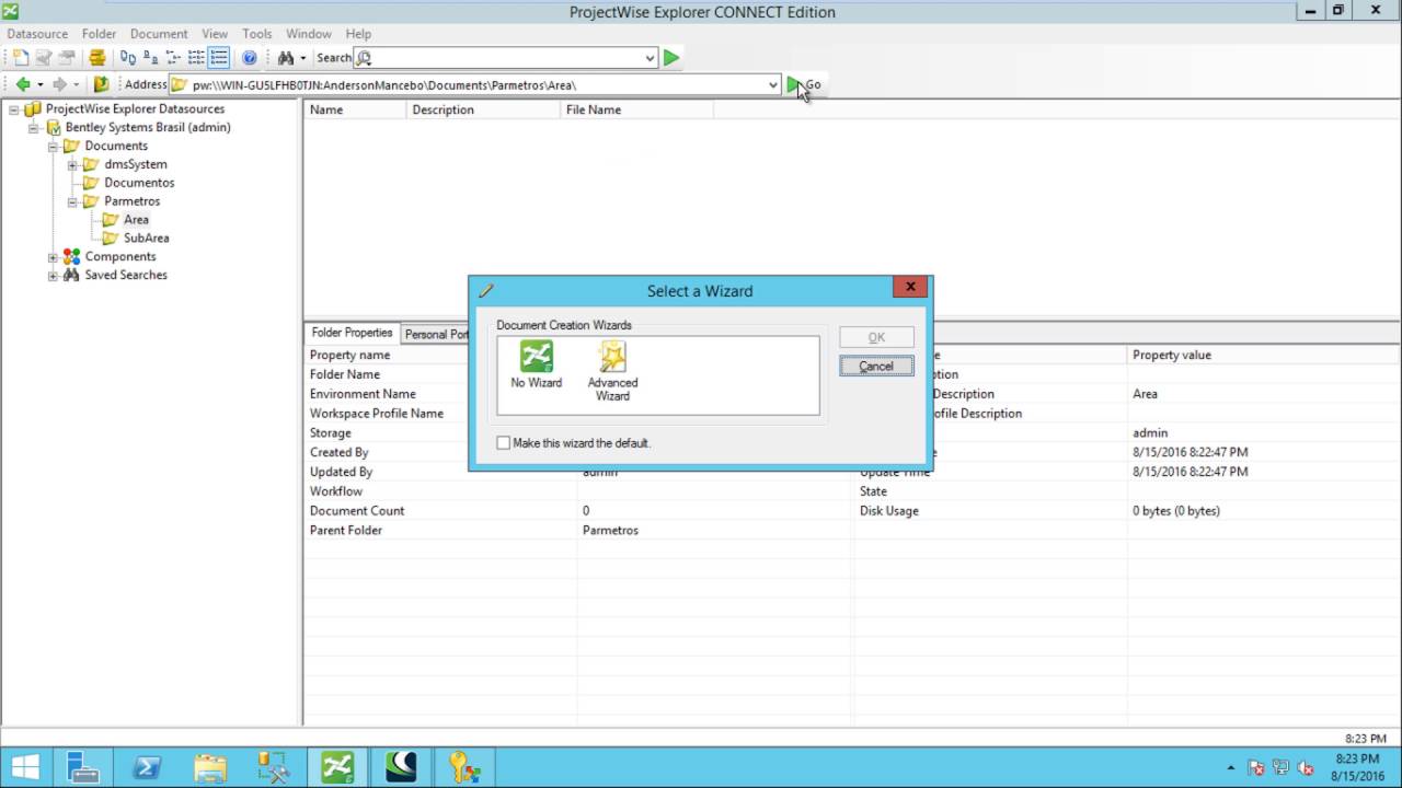Atributos e Parâmetros no ProjectWise CONNECT Edition - YouTube