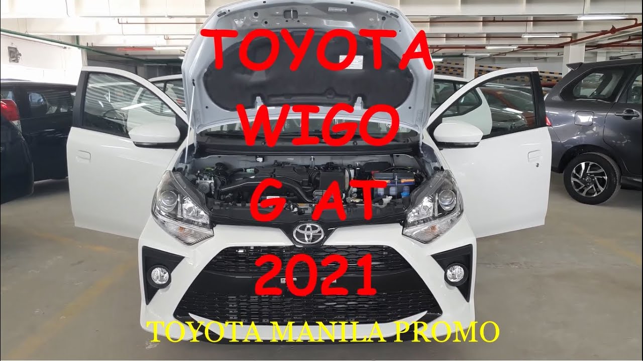 TOYOTA WIGO G AT 2021 (WHITE) FULL WALK-AROUND - YouTube
