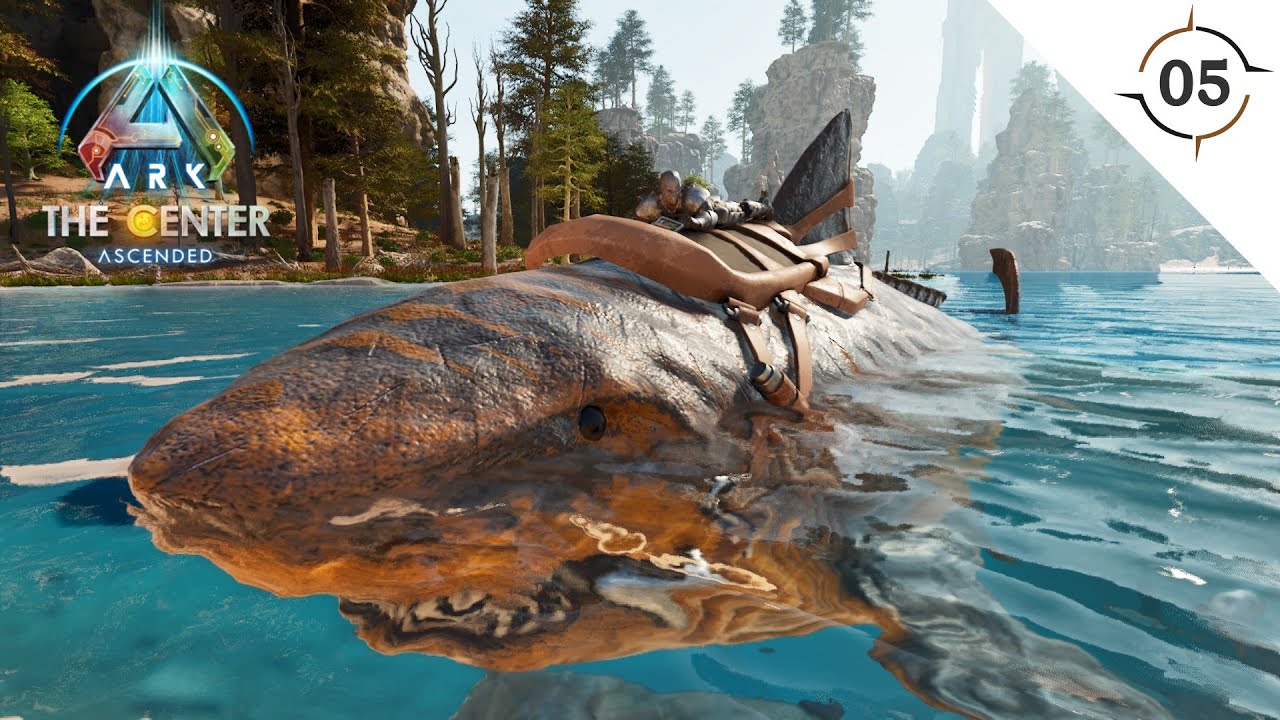 PRIMEIRO DINO AQUÁTICO E CRYOPODS | ARK ASA THE CENTER | GAMEPLAY PC PT ...