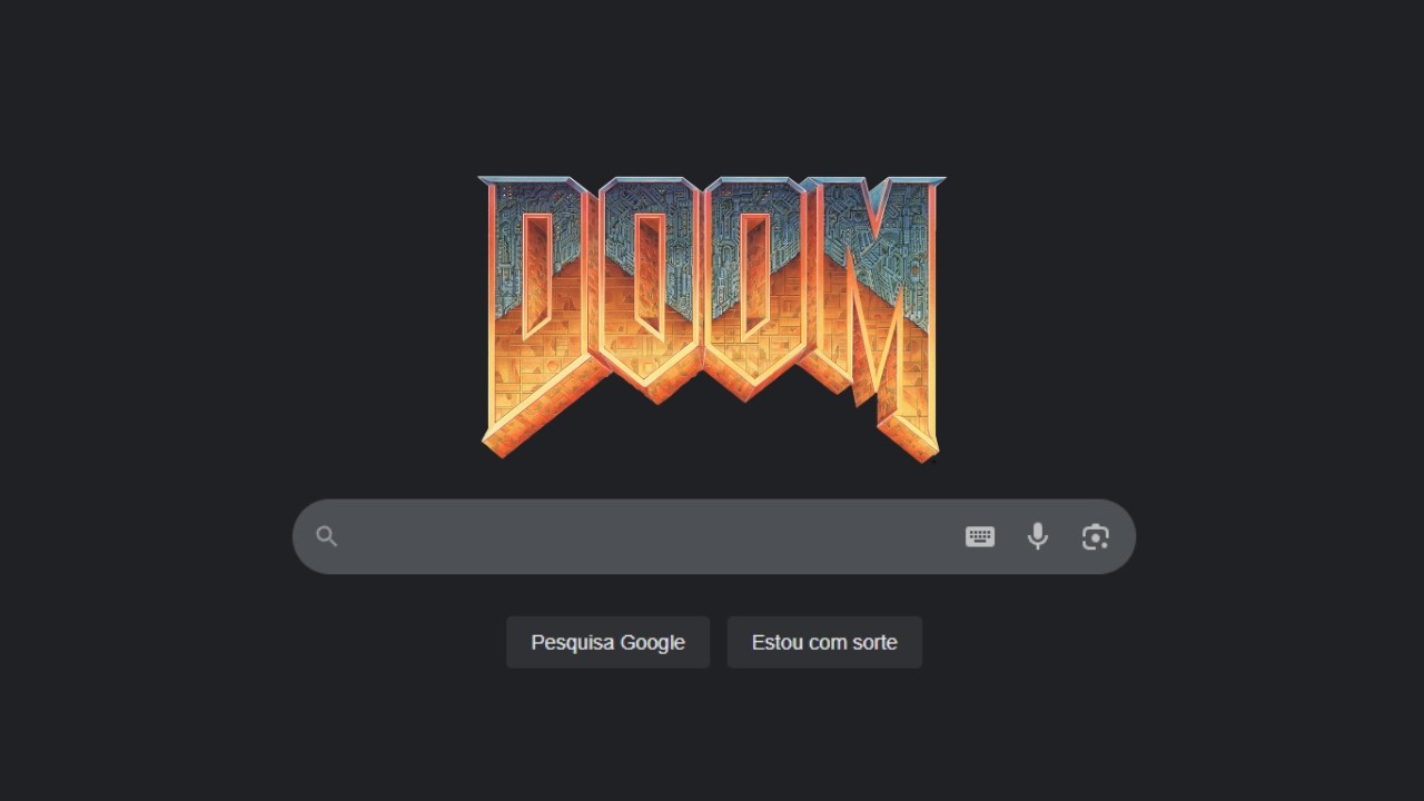 Running Doom In Google Search Bar - YouTube
