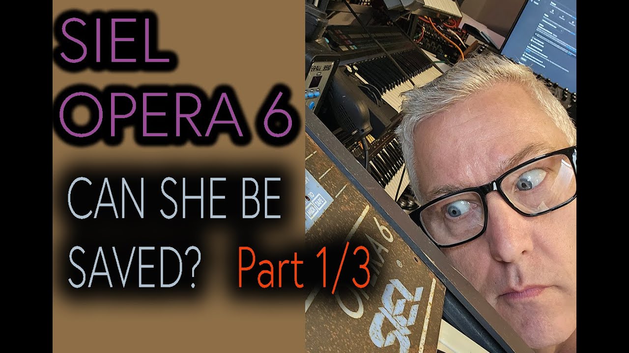 SIEL Opera 6 vintage synth | Can she be saved? PART 1/3 - YouTube