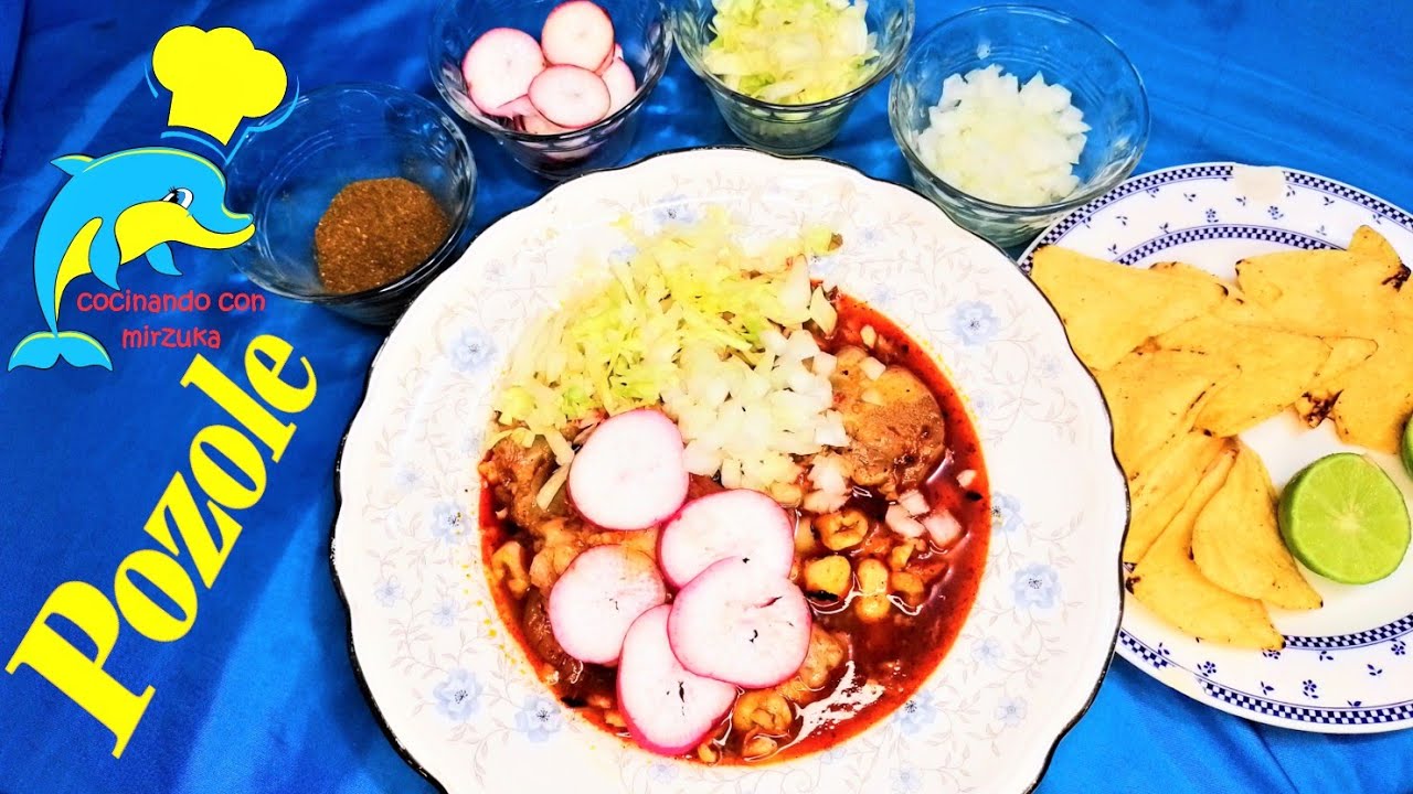 POZOLE ROJO con cabeza de cerdo y el secreto de la abuela.. cocinando ...