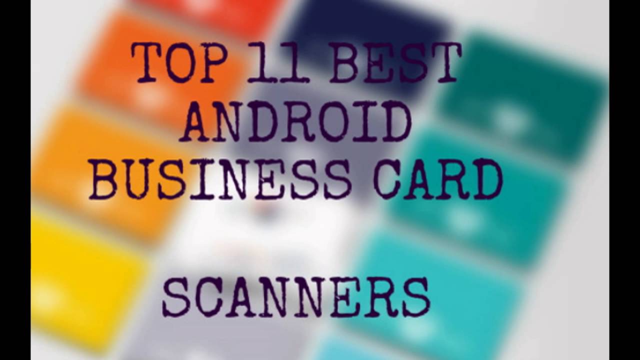 Best android business card scanner - YouTube
