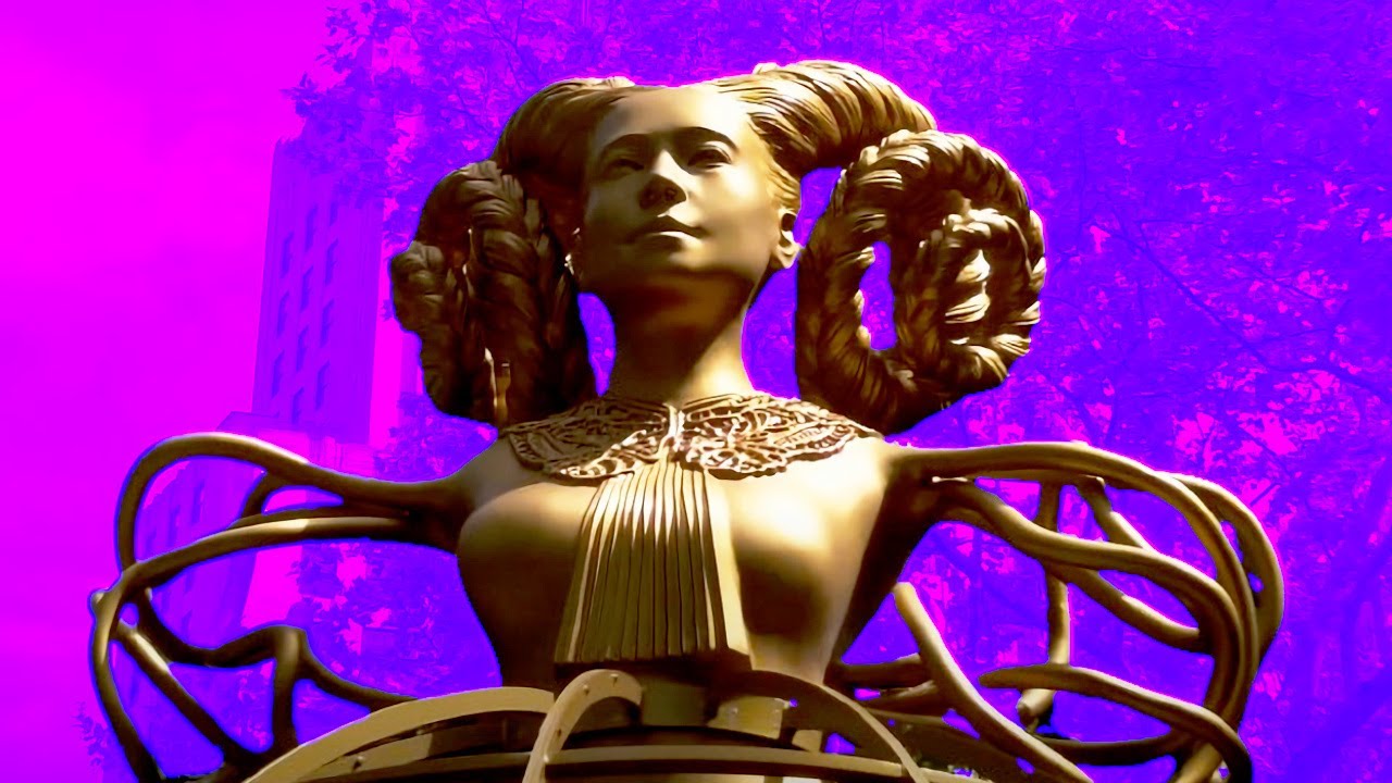 New York Walk: STATUE - Shahzia Sikander: Havah…to breathe, air, life ...