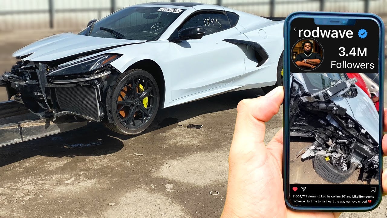 I Bought ROD WAVES Wrecked 2020 C8 CORVETTE and Im REBUILDING IT! - YouTube