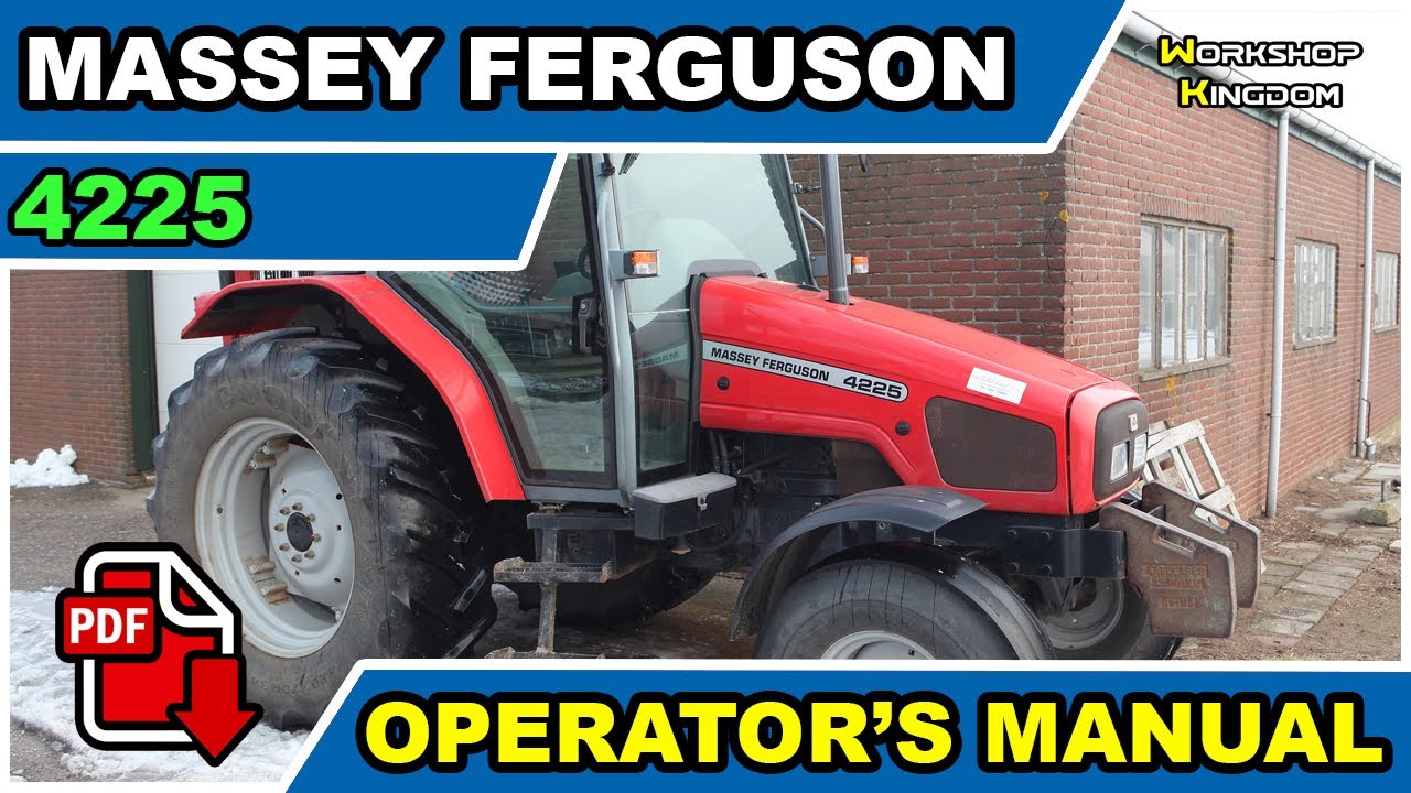 MASSEY FERGUSON 4225 4235 4255 4260 4270 Operator's User Maintenance ...