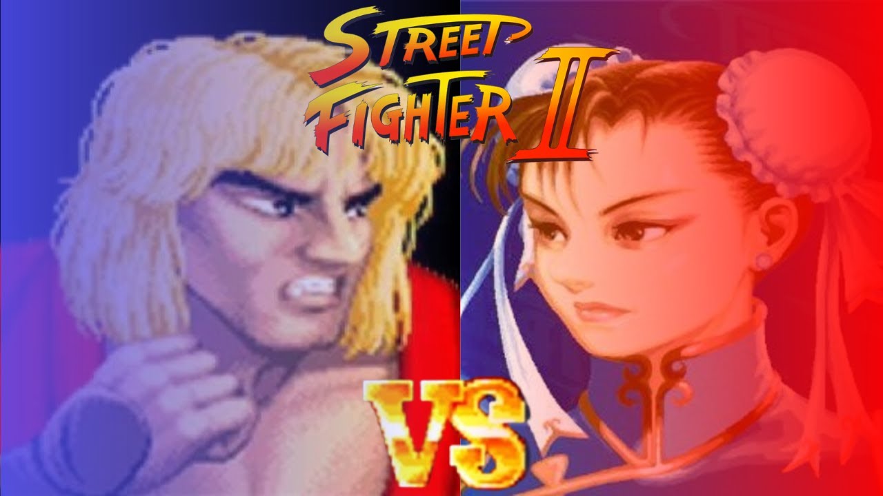 Ken VS Chun Li - Street Fighter 2 - Chun Li Theme - Multiplayer ...
