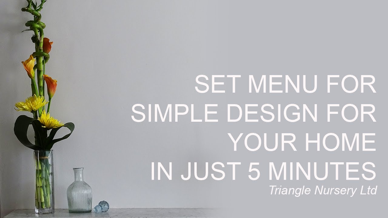 How to Create a Simple Flower Design for your Home in JUST 5 minutes ...