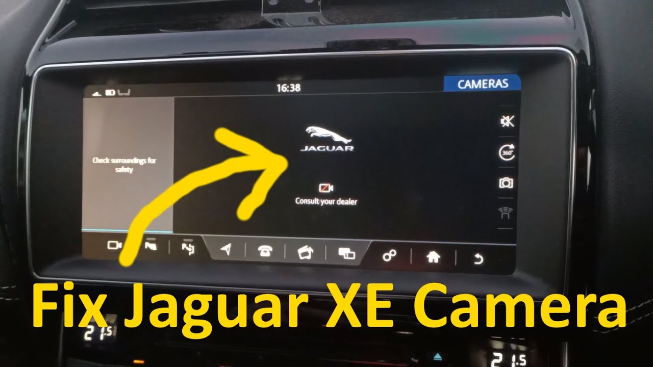 Jaguar XE 2019 Rear Camera Fix - YouTube