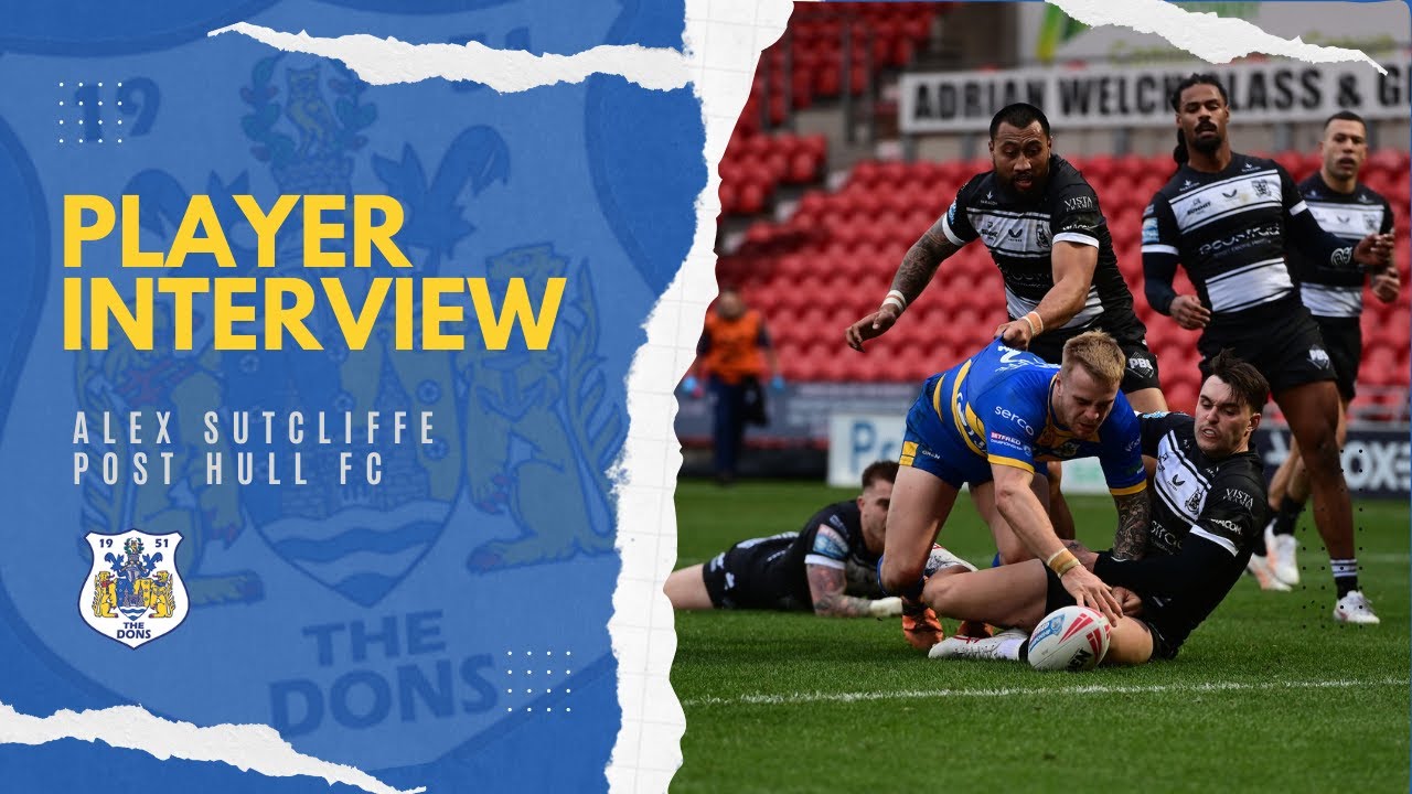 INTERVIEW | Dons new boy Alex Sutcliffe on first run out - YouTube