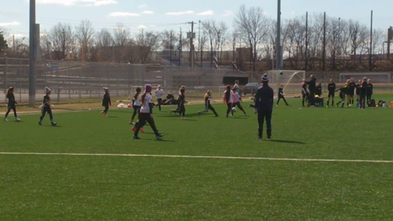 FDU Soccer Tournament Stallion 2-26-2017 U10 Girls 12of14 VID 20170226 ...