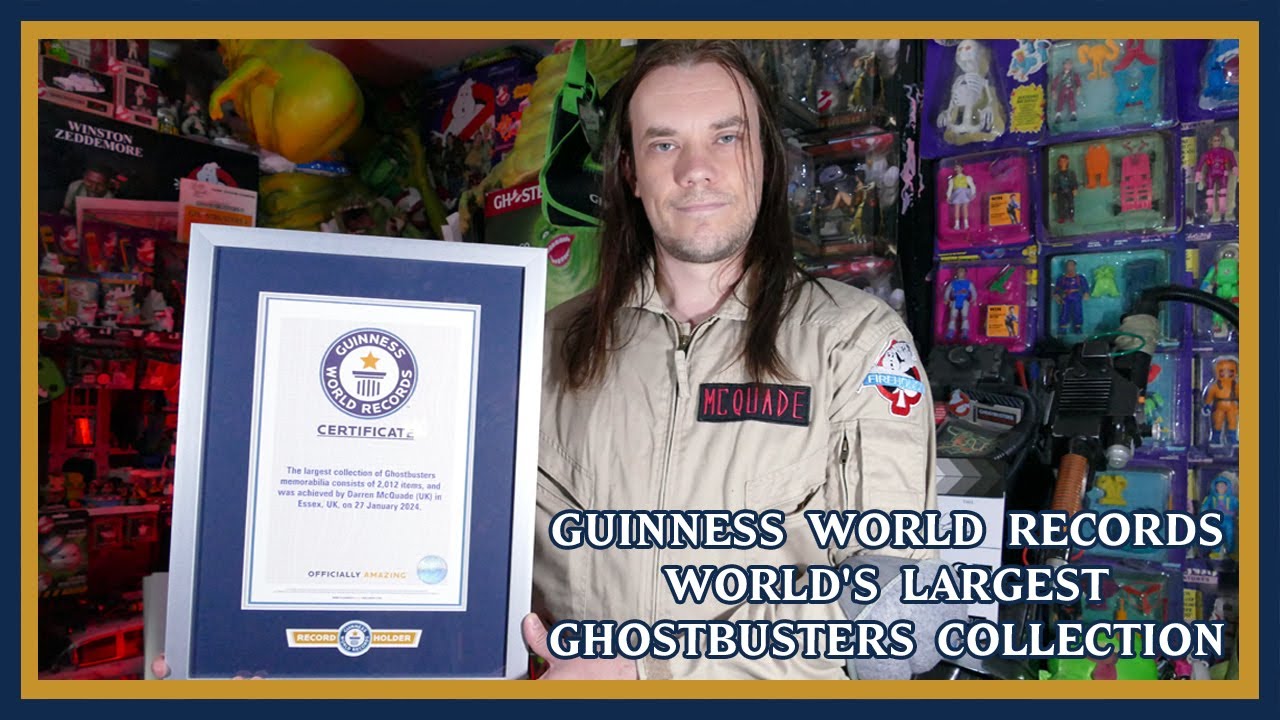 World's Largest Ghostbusters Collection - Guinness World Records - Room ...