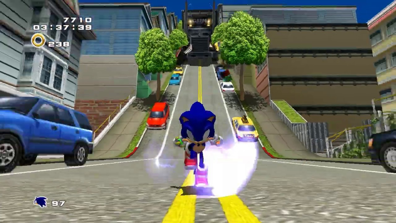 SA2: Sonic in City Escape with Chao Walker's Physics - YouTube