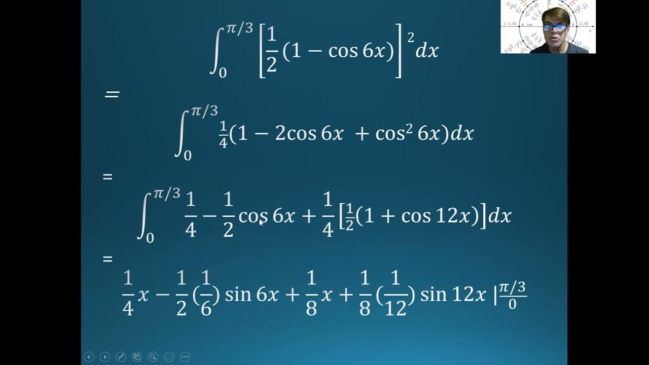 8.2b Trigonometric Integrals - YouTube
