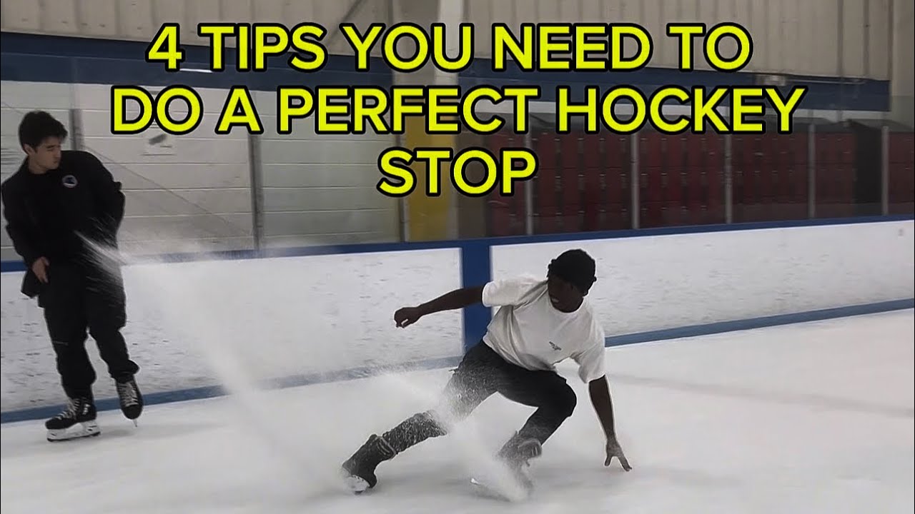 LEARN HOW TO DO A PERFECT HOCKEY STOP!! - YouTube