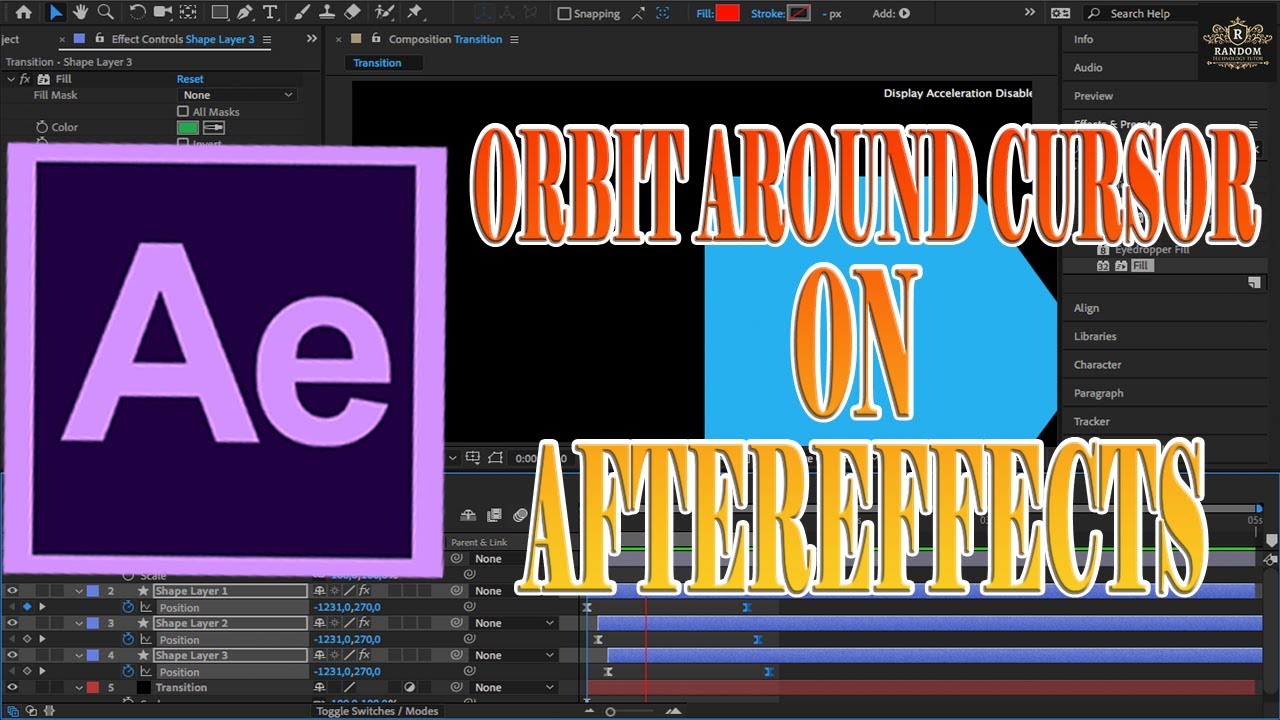 Orbit Around Cursor on AfterEffects | AfterEffects Ultimate Guide | 106 ...