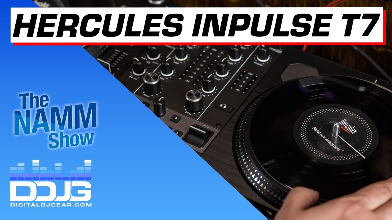 Hercules Unveils DJControl Inpulse T7 Motorized DJ Controller at NAMM ...