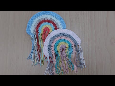 Her alanda degerlendirebileceğiniz çok kolay gökkuşağı yapımı /knit easy rainbow🌈🌸
