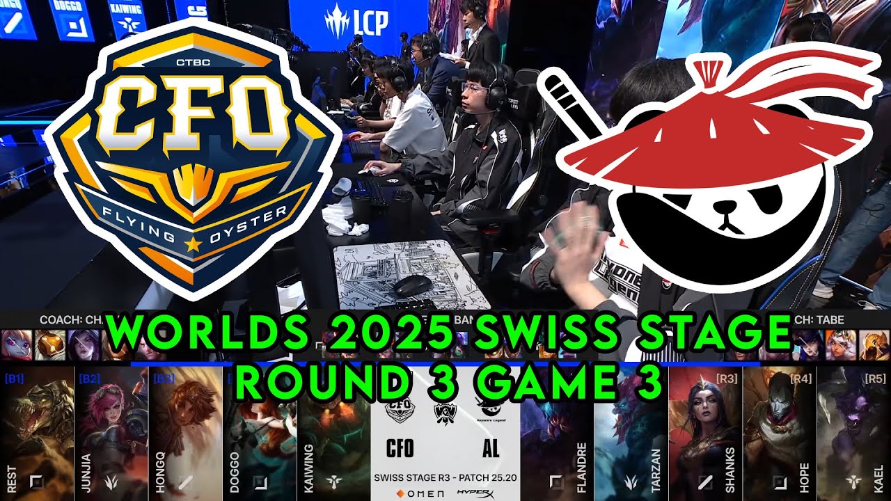 CFO vs AL Game 3 | World Championship 2025 Swiss Round 3 | CTBC Flying Oyster vs Anyone's Legend ...