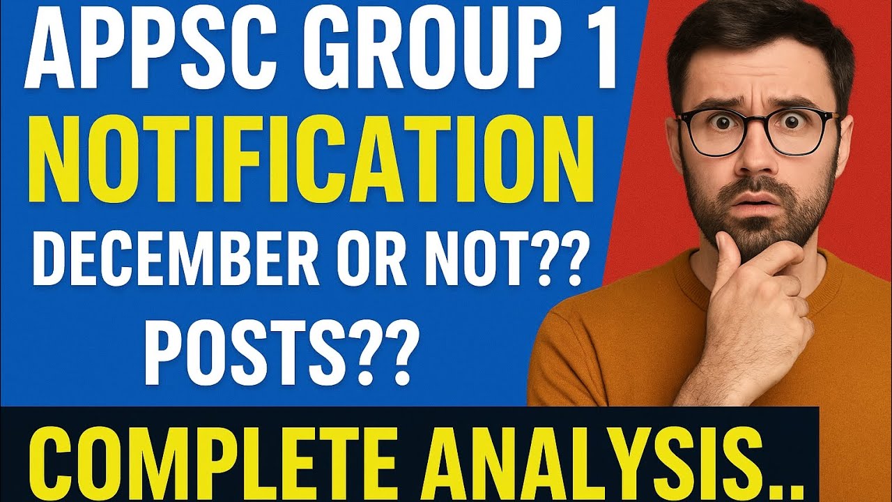 Appsc group 1 notification is in December or not??complete analysis # ...