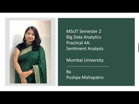 11 Practical 8 Text Analysis Part 2 || BDA – Big Data Analytics || M.Sc. IT Part 1 Sem 2 - YouTube