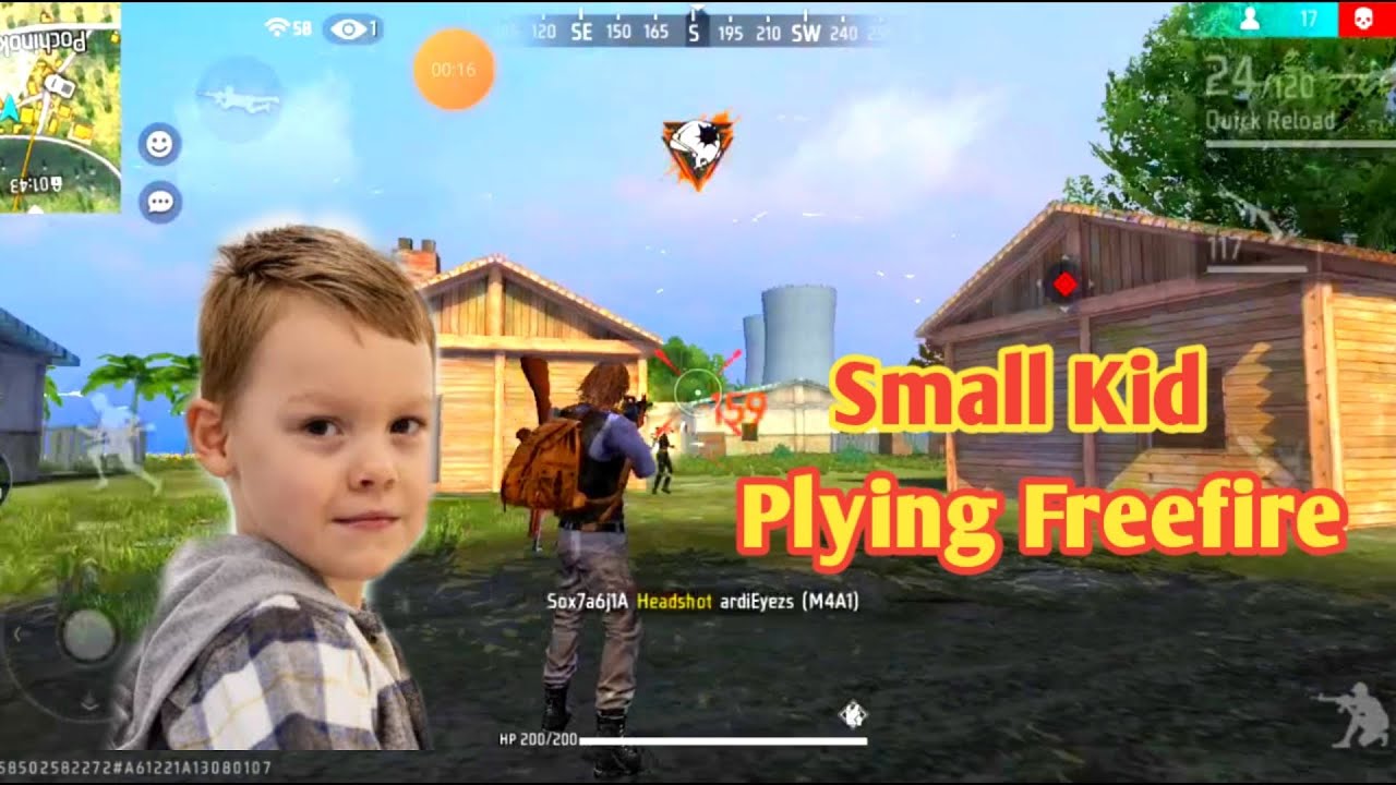 freefire playing small kid #freefireplying#viralvideofreefire - YouTube