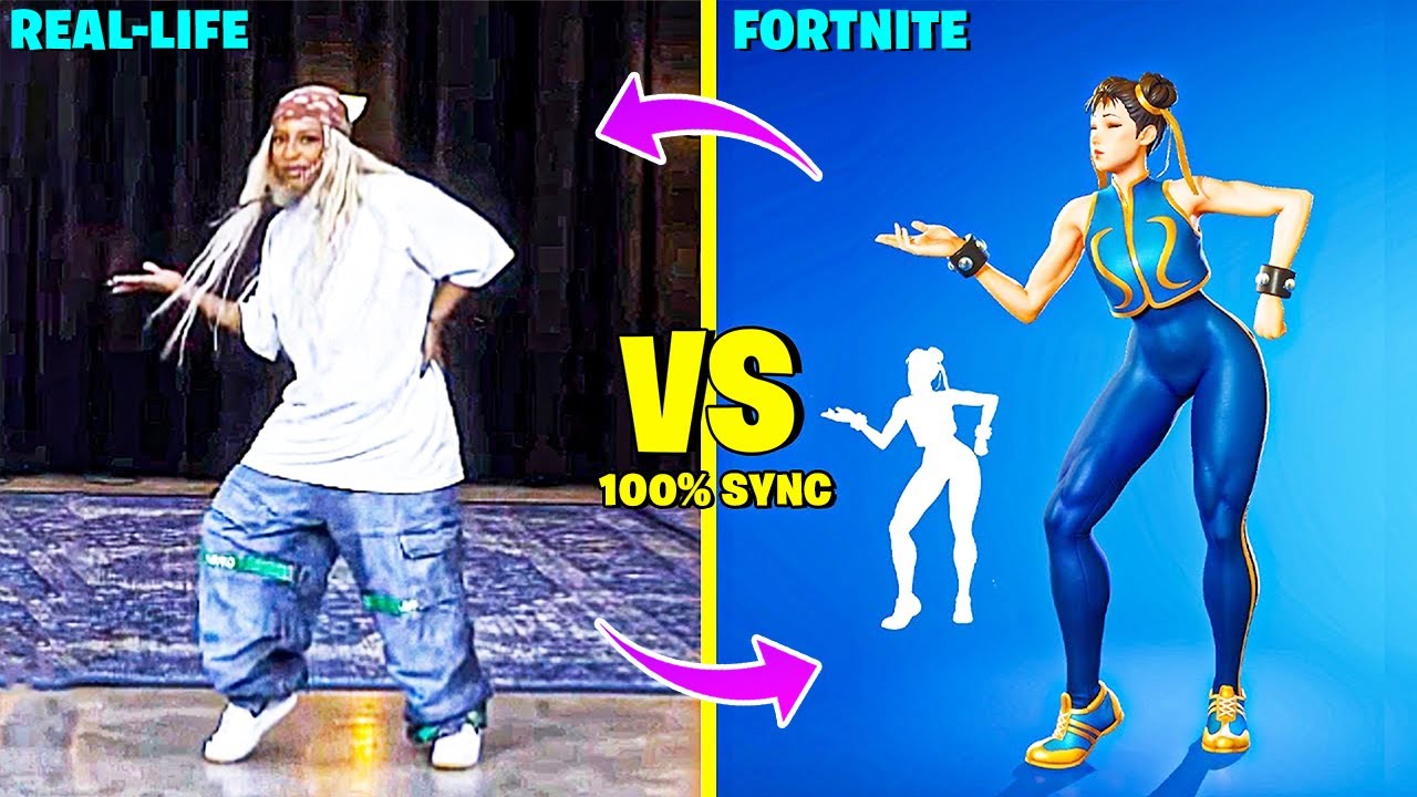 FORTNITE DANCES IN REAL LIFE! (Victoria Monét - On My Mama, Looking ...