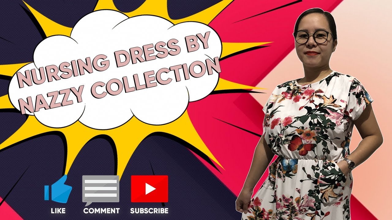 Unpacking Nazzy Collection's DIANNE Nursing Dress - YouTube