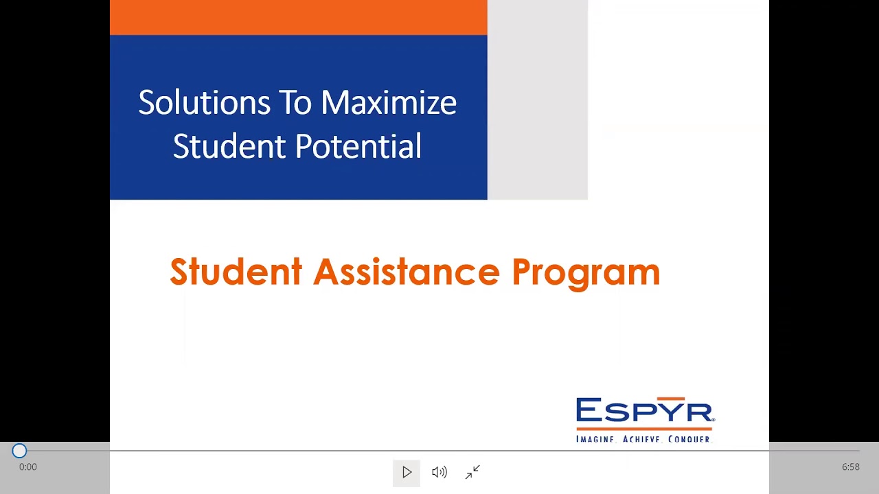 Student Assistance Program (SAP) - YouTube