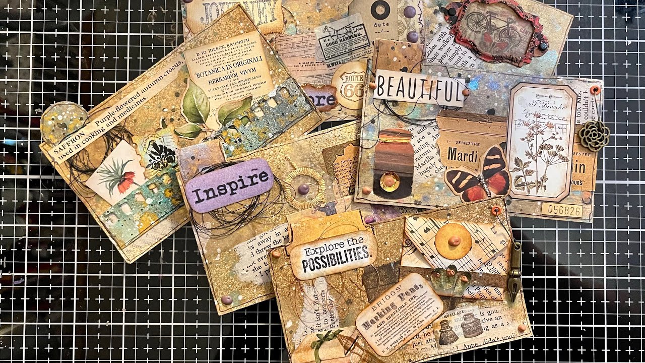 Altered Index Cards & Scraps, Then a FUN Make With The Index Cards ...