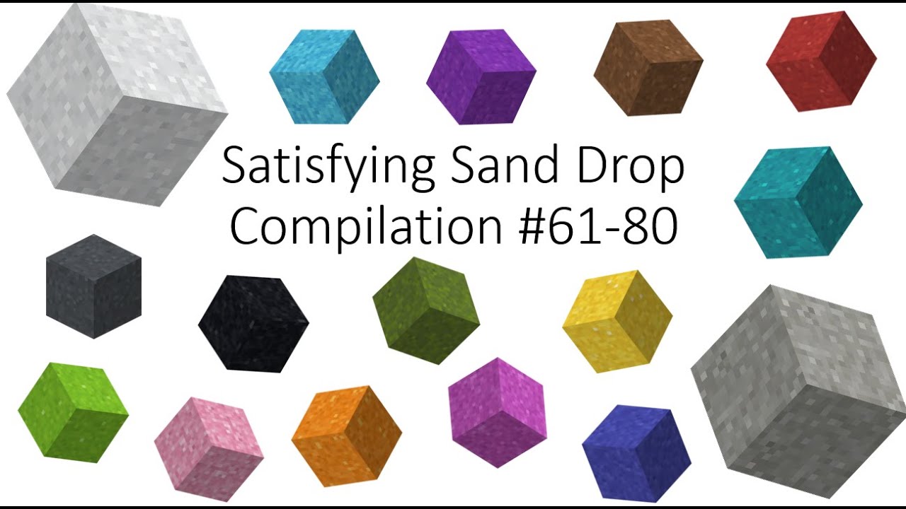 Satisfying Sand Drop Compilation #61 - 80 - YouTube